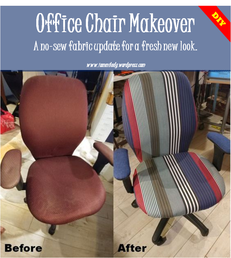 Office chair makeover for a fresh new look | I Am Milady